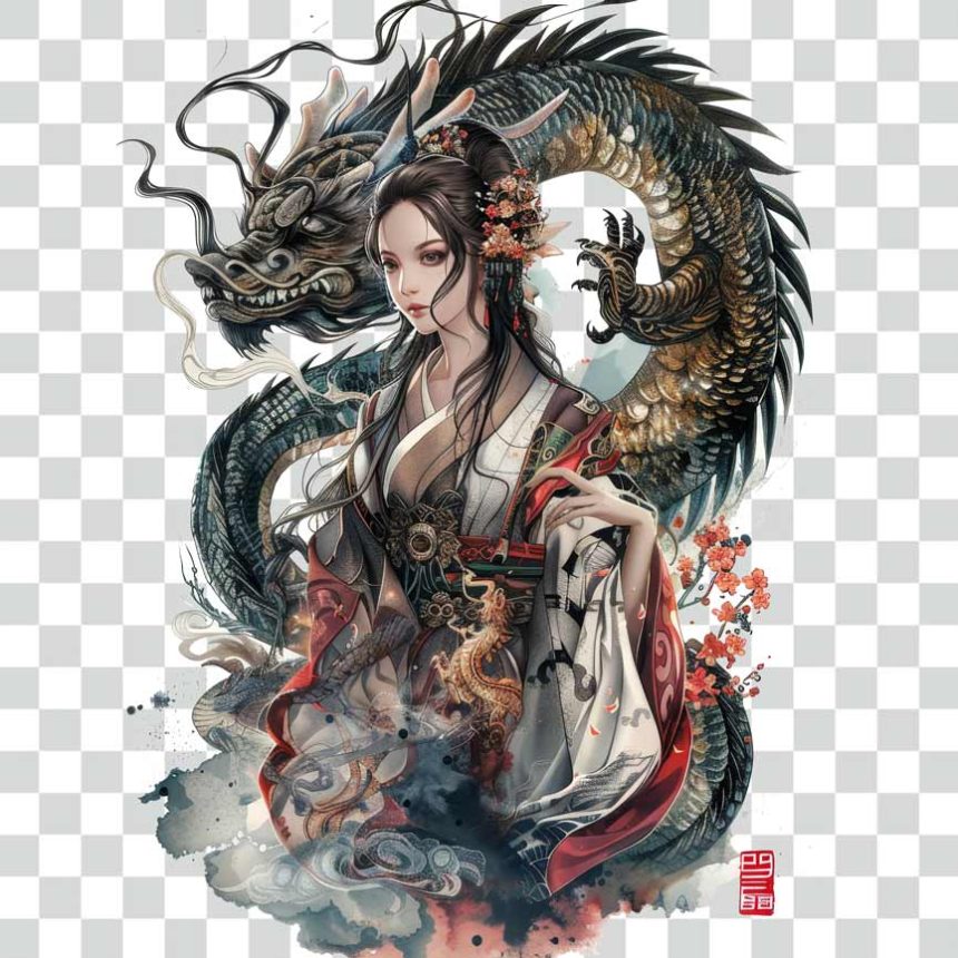 Japanese traditional tattoo design PNG transparent - Pngcube