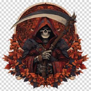 Grim reaper with terrifying theme Design - Pngcube